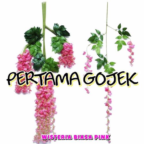 Jual Bunga Wisteria Dekorasi/Rumput Plastik/Daun Rambat/Oasis/Busa ...