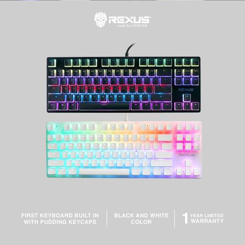 Jual Rexus Legionare MX9P RGB - MX9 Pudding Keycaps Mechanical Keyboard ...