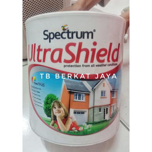 Jual CAT TEMBOK SPECTRUM ULTRASHIELD GALON - Super white - cat dinding ...
