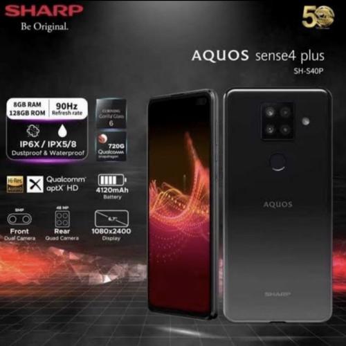 Jual Hp sharp aquos sense 4 plus smartphone 8 126gb garansi resmi ...