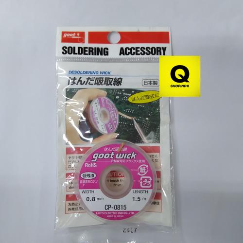 Jual GOOT CP-0815 / CP 0815 Solder Wick Hisap Timah ( Original Japan ...