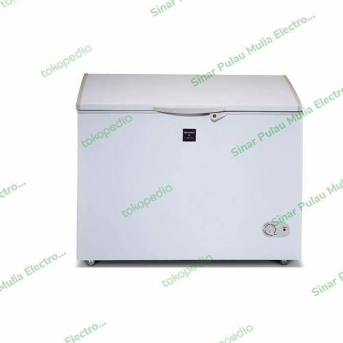 Jual Sharp Chest Freezer Box 250 Liter Key Lock- FRV-300 / FRV 300 ...