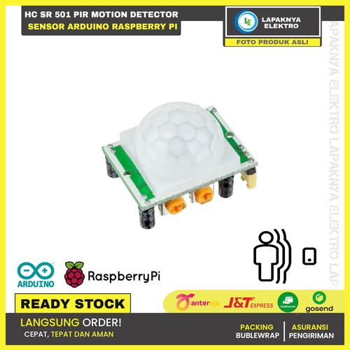 Jual PIR Motion sensor gerak HC-SR501 Arduino uno Raspberry pi dll ...