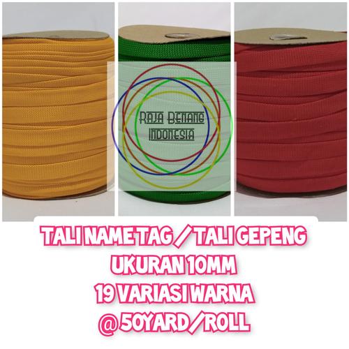 Jual Tali Name Tag / Tali ID Card / Tali Gepeng 19 variasi warna - @50 ...