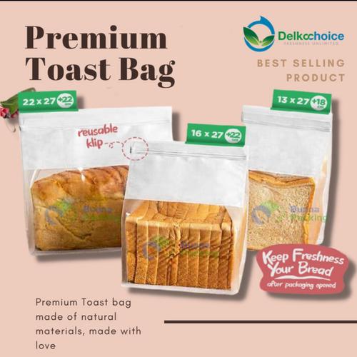 Jual PLASTIK KEMASAN ROTI PLASTIK PAPPER KRAFT TOAST BAG DELKOCHOICE ...