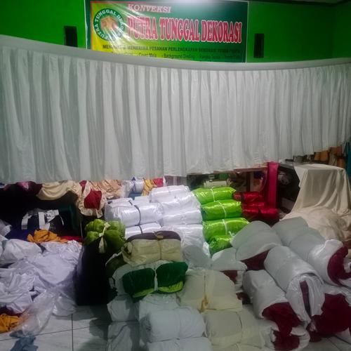 Jual skirting/rempel pinggiran meja bahan filamin,harga per meter ...