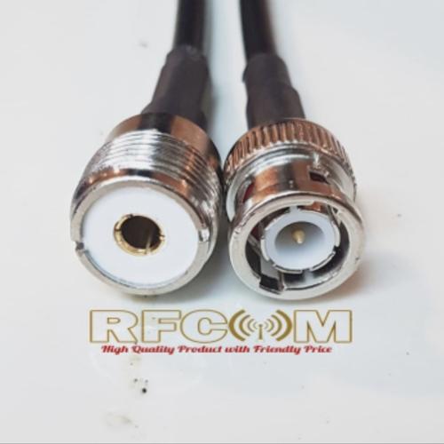 Jual Kabel Jumper Rg58 BNC male ke PL female SO239 Panjang 5 Meter - Jakarta Barat ...