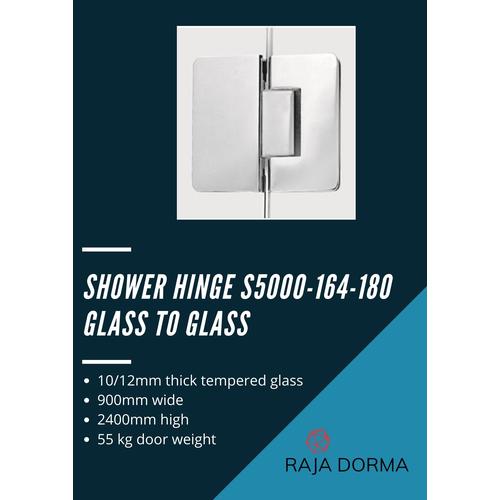 Jual SHOWER HINGE DORMA S5000 - 164 Glass to Glass 180 Derajat ...