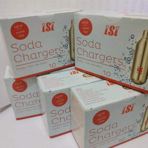 Jual iSi Soda Charger CO2, Refill, Instant Soda Maker (MADE IN AUSTRIA ...