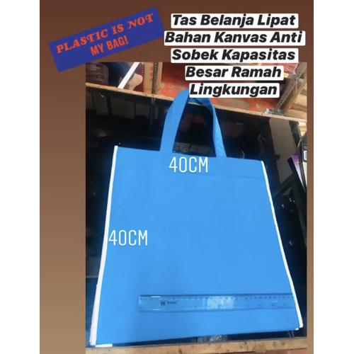Jual Tas Besar Serbaguna Tebal Kanvas Koni Kantong Belanja Tote Bag ...