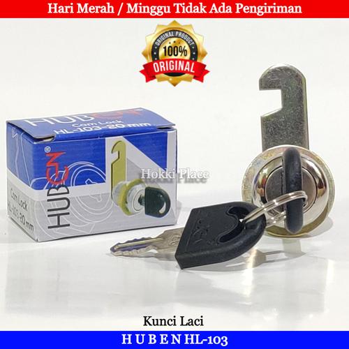 Jual KUNCI LACI LEMARI CAM LOCK HUBEN HL-103 25 MM & 30 MM SILINDER LACI - HL-103 25 MM ...