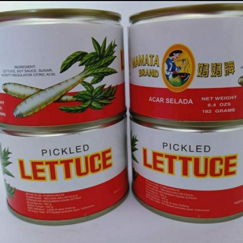 Jual choi sim / acara selada dalam kaleng /acar selada / chai sim ...
