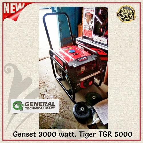 Jual Genset 3000 watt. Tiger TGR 5000 - Jakarta Pusat - GTMART | Tokopedia