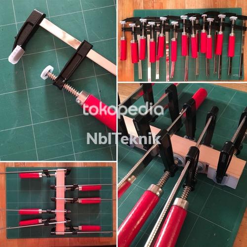 Jual Clamp F Penjepit Papan Kayu Ukuran 50 × 350 mm - Jakarta Utara ...