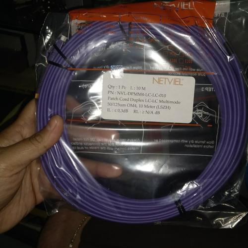Jual Netviel Patch Cord LC-LC, Duplex Multimode 50/125um OM4, 15 meter ...