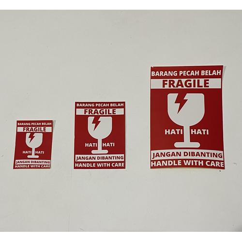 Jual Stiker Fragile - Kota Tangerang Selatan - Packaging Master ...