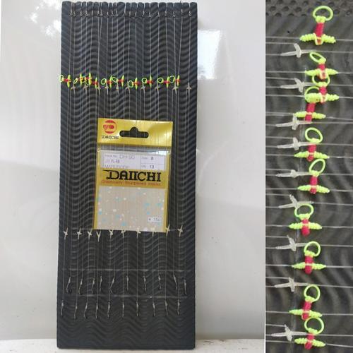 Jual rangkaian kail 4 pancing ( daiichi ) + spon rumah kail - isi 5pcs ...