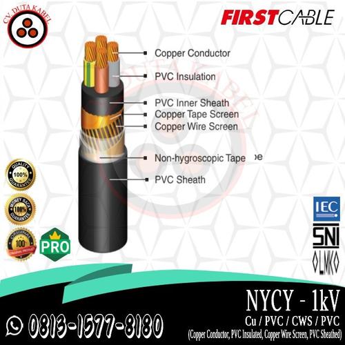 Jual Kabel NYCY 4x6 mm2/6 mm2 (Cu/PVC/CWS/PVC)-4 x 6 mm2 / 6 mm2-4x6/6 ...