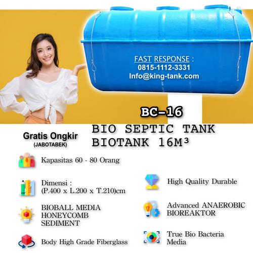 Jual Tangki BIOTECH BIOTANK 16000 Liter / 16 m3 - Jakarta Barat ...
