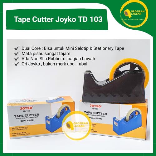 Promo Tape Cutter Joyko TD 103 Dispenser Pemotong Selotip Solasi Lakban ...