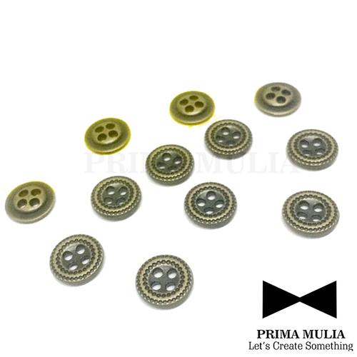 Jual Kancing Besi 4 Lubang Warna Antik Bras Ukuran 9 mm Murah - Kota ...