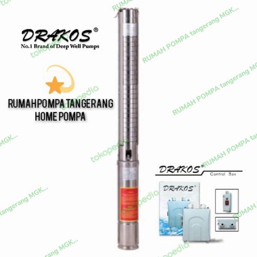 Jual POMPA SATELIT 2HP 1PHASE 4INCH DRAKOS 4DFS3/25 SUBMERSIBLE PUMP ...