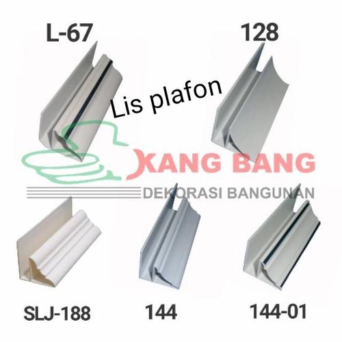 Jual lis plafon pvc / list plafon - 128, 1 meter - Jakarta Barat - arkana88888 | Tokopedia