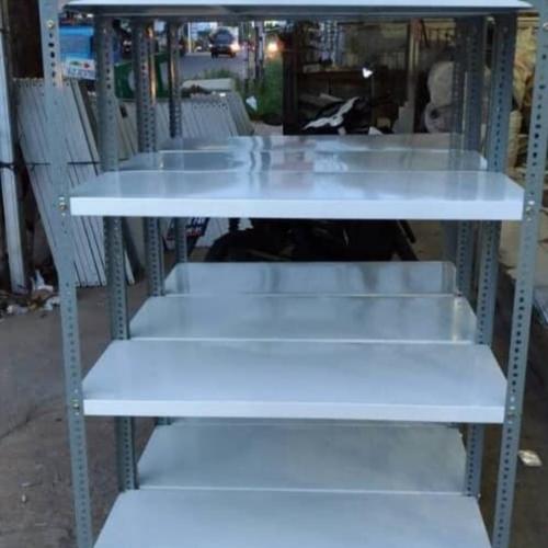 Jual Rak besi 4 susun. ukuran 40x100x150 warna Abu Abu - Kab. Bogor ...