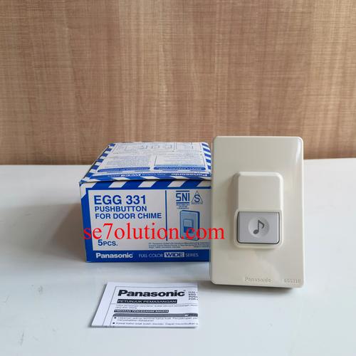 Jual Panasonic Saklar Bell Push Button For Door Chime (EGG-331) - Kota ...