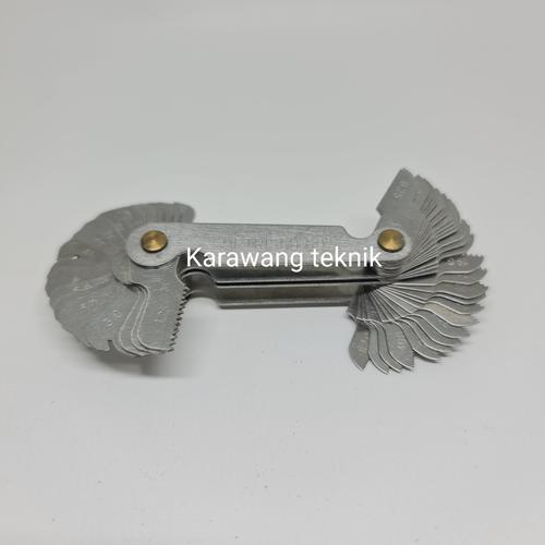 Jual Mal Ulir Drat Thread Srew Pitch Gauge Metric Dan Inch - Kab ...