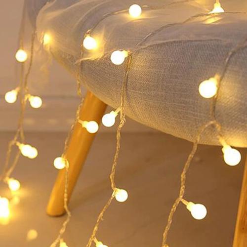 Jual Lampu Hias Fairy String Light 80 LED 220V 10M Model Ball - Warm ...