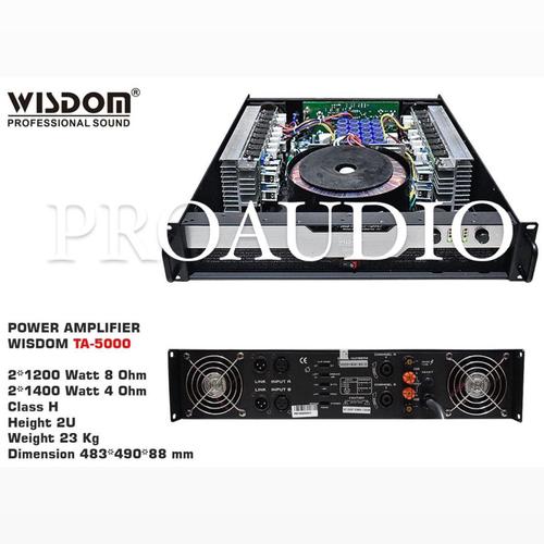 Jual POWER WISDOM TA5000 TA 5000 POWER AMPLIFIER WISDOM TA5000TA 5000 ...