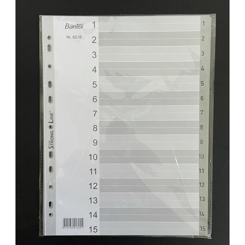 Jual Bantex Divider 6218 A4 1-15 15 pages Numerical Index - Jakarta ...