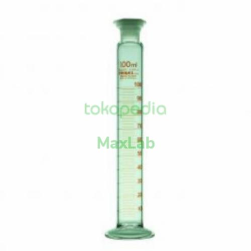 Jual Gelas Ukur Tutup (Measuring Cylinder Plastic Stopper), 25 ml ...