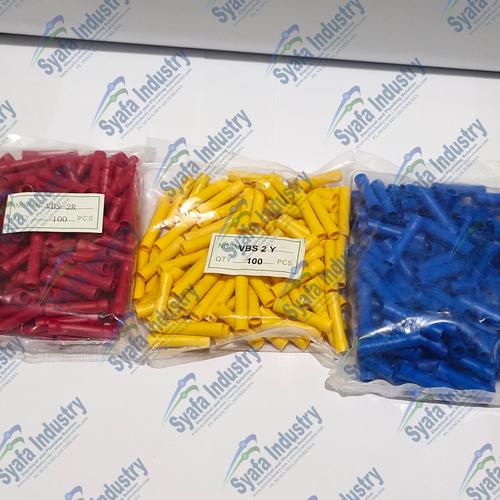 Jual Skun Sok / Scun Connector / skun sambung 2,5mm merah - Kuning - Jakarta Pusat ...