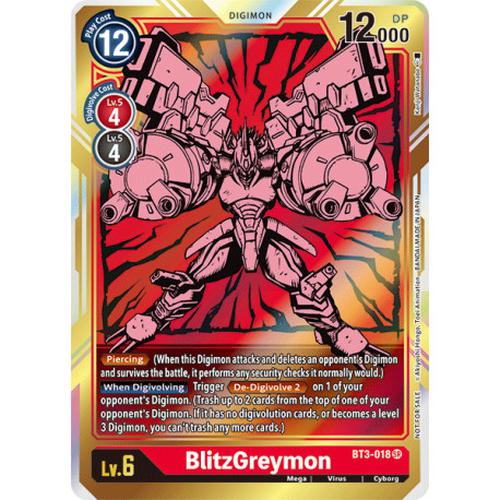 Jual Digimon BT3-018 P-SR Blitzgreymon PA TCG Japan - Jakarta Barat ...