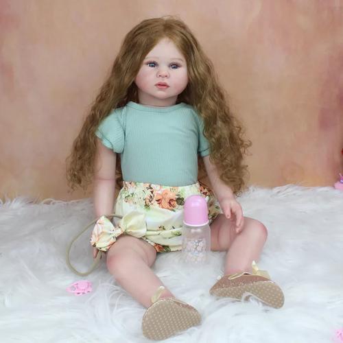 Jual Boneka Reborn Big size 70 CM 3D Paint Skin Soft Silicone Reborn ...