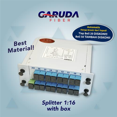 Jual Splitter 1:16 with box - Kab. Sidoarjo - Garuda Fiber | Tokopedia