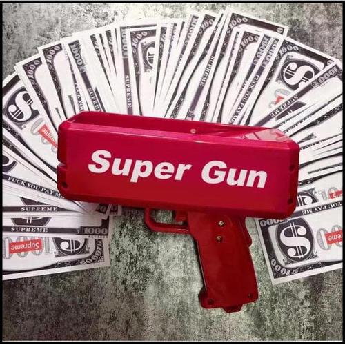 Jual Mainan Money Gun Tembakan Uang - Pistol Uang Super Gun Ready Stock ...