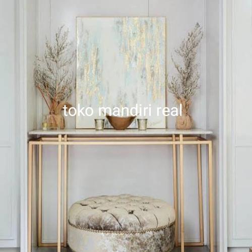 Jual meja console kaki besi unik gold 100x40x80 - Kota Tangerang - Toko ...