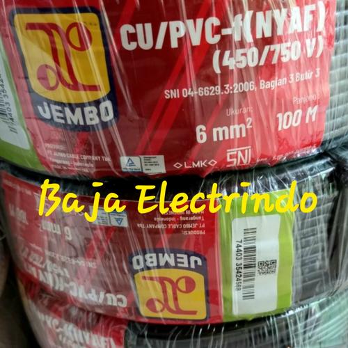 Jual Kabel Serabut NYAF 6mm JEMBO Roll 100Mtr NYAF 1 x 6 mm 100 Meter - Biru - Jakarta Pusat ...