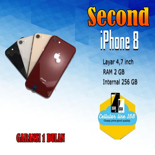 Jual Apple iPhone 8 256gb Second mulus ex internasional,fullset - ALL OPERATOR - Jakarta Barat ...