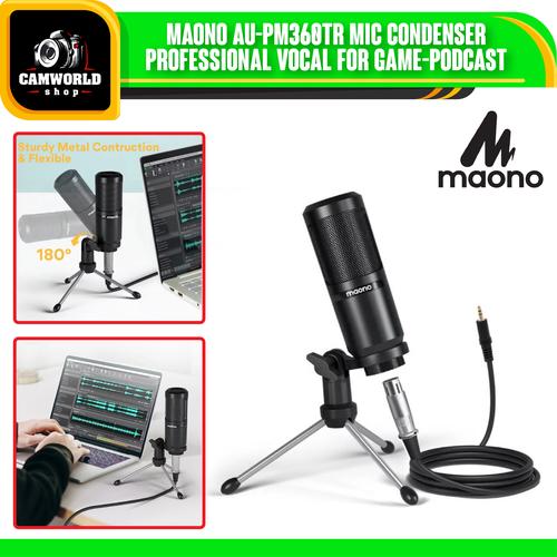 Jual Maono AU-PM360TR Condenser Microphone - Jakarta Pusat - Camworld Shop | Tokopedia