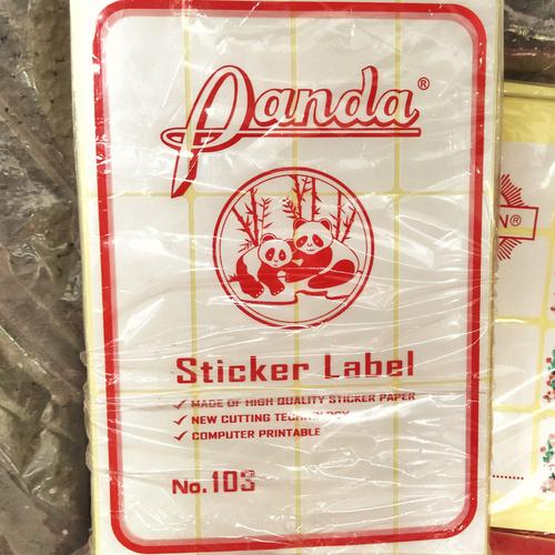 Jual Stiker Label / Label Undangan 103 Panda/Snowpeak/Zensen - Bunga ...