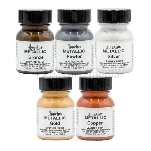 Jual Angelus Leather Paint Metallic Colour 1oz 29,5ml - Metallic Silver ...