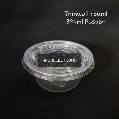 Jual 1 DUS GOJEK 500 pcs THINWALL 320ML 400 450 ml MANGKOK PLASTIK PUSPAN - 450ml : 500pcs ...