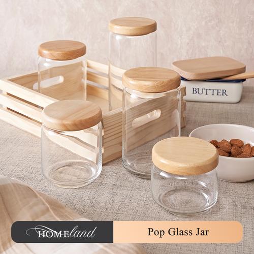 Promo Ocean Pop Jar Wooden Lid / Toples Kaca - Varian 1 - Jakarta Pusat ...