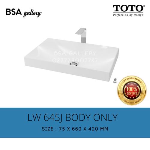 Jual WASTAFEL TOTO LW645J BODY ONLY / WASTAFEL MEJA TOTO LW 645 J ...