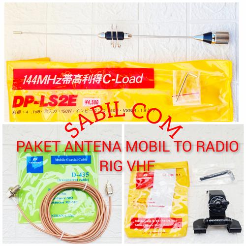 Jual PAKET ANTENA MOBIL VHF PLUS BRACKET KABEL ANTENA RADIO RIG VHF DP LS2E - Jakarta Utara ...