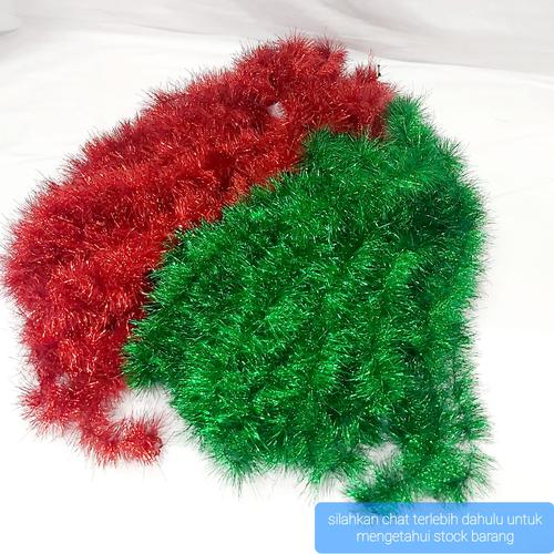 Jual SLENGER NATAL TALI HIAS TERANG TEBAL ORNAMEN DEKORASI POHON NATAL ...